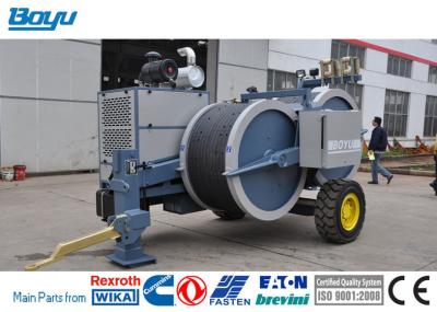 China Tension Stringing Equipment 2x40kN Tensioner for Overhead Line Diesel 77kw 103hp for sale