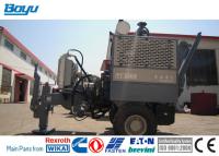 China TY60 Hydraulic Pulling Machine 60kN Max Pull 450mm Bull-wheel for Overhead Line Installation for sale