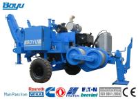 China Cummins Engine Hydraulic Cable Puller 40kN Intermittent Pull Overhead Line Stringing Equipment for sale