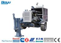 China Hydraulic Puller Transmission Line Stringing Equipment Cummins Engine 540mm 100kN for sale