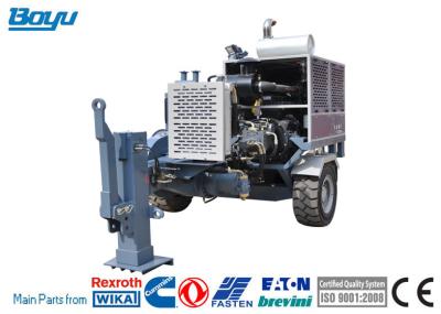 China Hydraulic Puller Transmission Line Stringing Equipment Cummins Engine 540mm 100kN for sale
