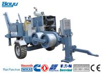 China Overhead Line Hydraulic Puller 77kw 103hp Diesel Engine Max Intermittent Pull 60kN TY60 for sale