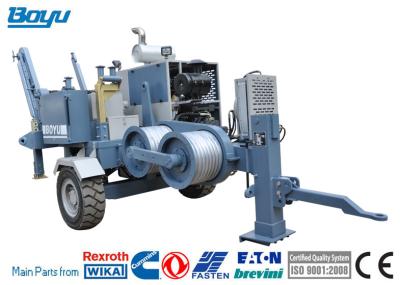 China Overhead Line Hydraulic Puller 77kw 103hp Diesel Engine Max Intermittent Pull 60kN TY60 for sale