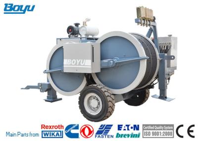 China 77kw 2x35kN Hydraulic Tension Machine for Overhead Line Stringing 1300mm Bullwheel for sale
