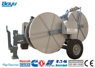 China 103hp 500kv 2x70kN Overhead Line Stringing Equipment Hydraulic Cable Tensioner for sale
