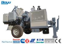 China Cummins Engine Overhead Line Tension Stringing Machine 2x60kN 9000kg for sale