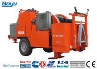 China Hydraulic Tension Machine 2x100kN 1x200kN Overhead Line Stringing Equipment Cummins Engine for sale