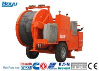 China 130hp Cummins Engine Water Cooling Overhead Line Stringing Equipment Tensioner 2x80kN for sale