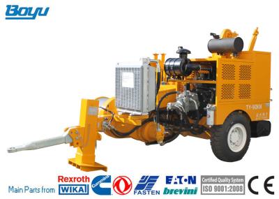 China TY90 90kN Hydraulic Puller Machine with Cummins Engine for Power Line Stringing - 4350kg Weight, 540mm Bull-wheel for sale