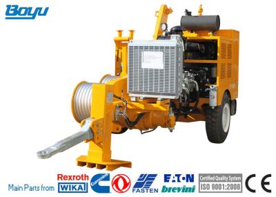 China Bull-wheel Diameter 540mm 90kN Hydraulic Puller Transmission Line Stringing Equipment for sale