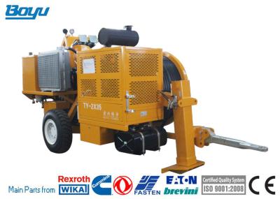 China 77kw 103hp Diesel Engine Hydraulic Tensioner for 2 Bundled Conductors 1300mm Bullwheel for sale