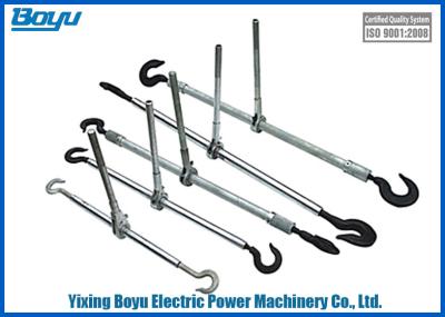 China Steel Turnbuckle 80kN Rated Load 738mm Adjustable Distance 12kg for Transmission Line Stringing for sale