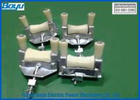 China 10kN Tri-Roller Stringing Block Three Wheels Nylon for Transmission Line Stringing for sale