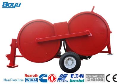 China 5 Groove Hydraulic Wire Tensioner 30kN for Power Line Stringing with Tianjin Parker Pump for sale