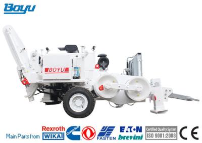 China 600mm Pulling Wheel Diameter Hydraulic Puller Machine 150kN Overhead Stringing Equipment for sale