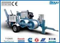 China 28 Ton 280kN Hydraulic Pulling Machine for 500KV Overhead Transmission Lines with Cummins 298kW Engine for sale