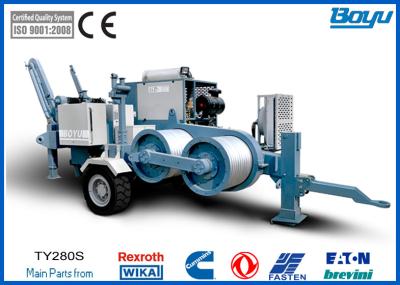 China 28 Ton 280kN Hydraulic Pulling Machine for 500KV Overhead Transmission Lines with Cummins 298kW Engine for sale