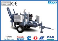 China 110kV 40kN Hydraulic Puller for Transmission Line Stringing Cummins Engine Rexroth for sale