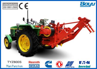 China OPGW ADSS Cable Tractor Puller 8t 80kN Overhead Line Equipment Danfoss Motor for sale