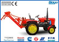 China 16mm Steel Rope Tractor Puller 110V 325mm Wheel 6 Groove 45kN for sale