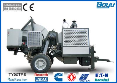 China Cummins 118kW Hydraulic Tensioner with 90kN Pull Force for Overhead Line Stringing Equipment for sale