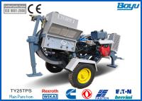 China German Rexroth Hydraulic Conductor Puller Tensioner 25 kN 2.5T Capacity with 1500mm Bull-wheel for Power Transmission for sale