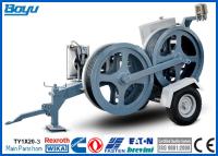 China 20kN 2T Hydraulic Cable Tensioner Stringing Machine with 1300mm Bull-wheel and 40mm Conductor Capacity for sale