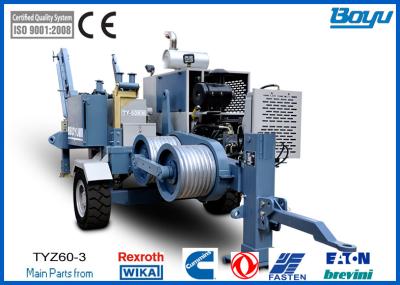 China TY60 60kN 6Tons 220kV Transmission Line Puller with Cummins 77kW Engine and Rexroth Hydraulic System for sale