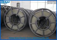 China 20mm 250kN Galvanized Steel Anti Twist Braid Rope for Transmission Line Stringing - 12 Strands Construction for sale