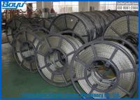 China 11mm Anti-Twist Galvanized Steel Wire Rope 80kN Break Load 1000m Length for Transmission Line Stringing for sale