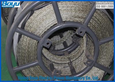 China 18mm 200kN Galvanized Steel Anti-Twist Wire Rope Conductor Stringing Rope 12 Strands 6 Squares for sale