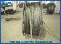 China 22mm Anti-Twist Galvanized Steel Wire Rope for High Voltage Line Stringing - 320kN Breakage Tension, 1000m Length for sale