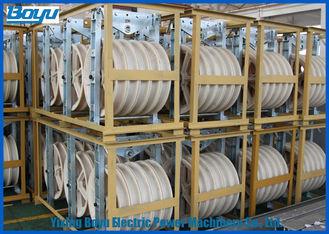China SHWN-830X110 Five-Wheel Stringing Pulley - 830mm Diameter, 110mm Width, 60kN Load Capacity for 630mm² Conductors for sale