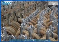 China 830x110 Single Wheel Cable Stringing Block - 830mm Diameter, 30kN Load Capacity for Conductors Up to 630mm² for sale