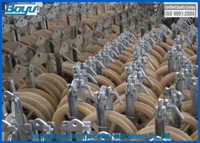 China 830x110 Single Wheel Cable Stringing Block - 830mm Diameter, 30kN Load Capacity for Conductors Up to 630mm² for sale