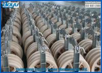 China SHSN-660X100 Three Nylon Wheel Stringing Block 660mm x 100mm for ≤500mm² Conductors with 40kN Load Capacity for sale