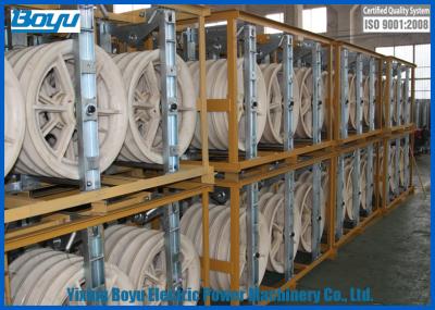 China SHWN-508X75 Five Wheels Bundled Stringing Blocks Pulley 508mm Diameter 75mm Width 40kN Load Capacity for sale