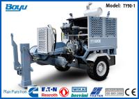 China Groove Number 8 Hydraulic Cable Pull machinery 100kN with 118kw Cummins Engine for sale