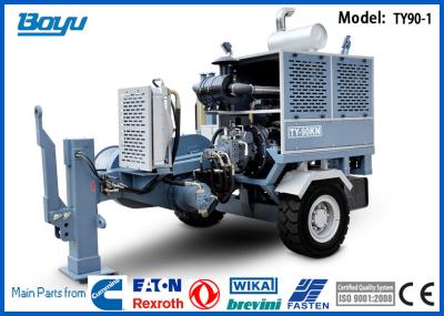 China Groove Number 8 Hydraulic Cable Pull machinery 100kN with 118kw Cummins Engine for sale