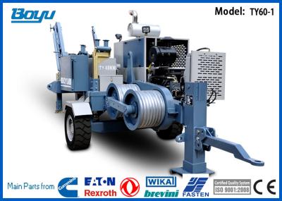 China 60KN Transmission Line Stringing Equipment Hydraulic 6T Conductor Laying Puller for sale