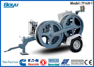 China 20KN Passive Laying Tensioner Tension Stringing Equipment 1300mm Wheel Rexroth for sale