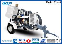China Boyu 30KN Overhead Line Electric Tensioner 12V Air Cooling Honda Engine 12kw Rexroth Reducer for sale