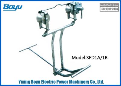 China Singer Conductor Bundle Line Cart 1kN Rated Load 7kg Weight 55mm 80mm Wheels for sale