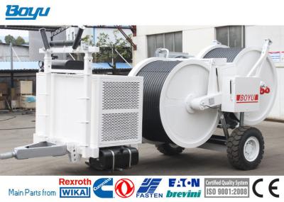 China Hydraulic Cable Tensioner 15 Grooves 130KN Intermittent Tension 2.5km/h Speed for Power Line Stringing for sale