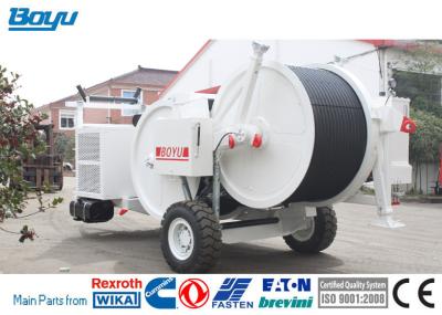 China TY1x120III 120KN Hydraulic Cable Tensioner Machine with 1500mm Wheel for Overhead Stringing for sale