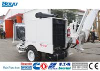 China Power Line Stringing Equipment Puller Machine 150 kN Max Intermittent Pulling Force 5 km/h Speed for sale