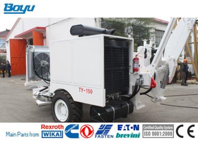 China Power Line Stringing Equipment Puller Machine 150 kN Max Intermittent Pulling Force 5 km/h Speed for sale