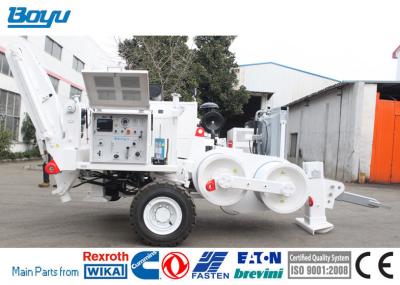 China 150kN Power Line Stringing Equipment Puller Machine with 600mm Wheel & 8.3L Cummins Engine for Overhead Lines for sale
