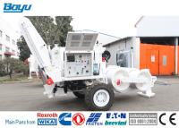 China Hydraulic Puller for Power Line Stringing 150kN Air Cooling Engine 600mm Wheel for sale