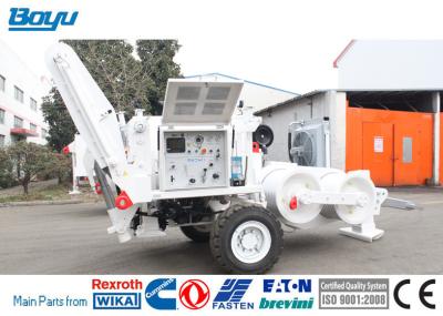 China Hydraulic Puller for Power Line Stringing 150kN Air Cooling Engine 600mm Wheel for sale